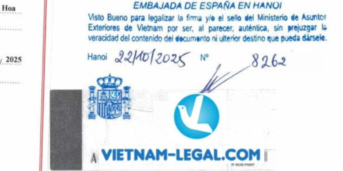 Results of consular certification documents issued in Vietnam (Health ...