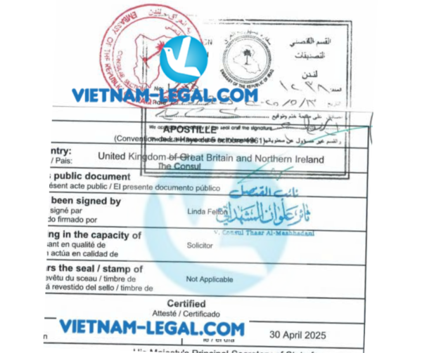 Consular Certification, Consular Legalization Papers and Documents of ...