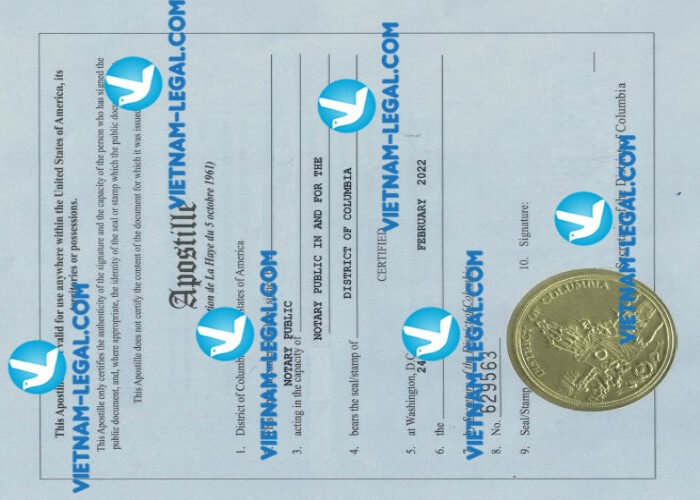 Apostille documents of United States - legalization