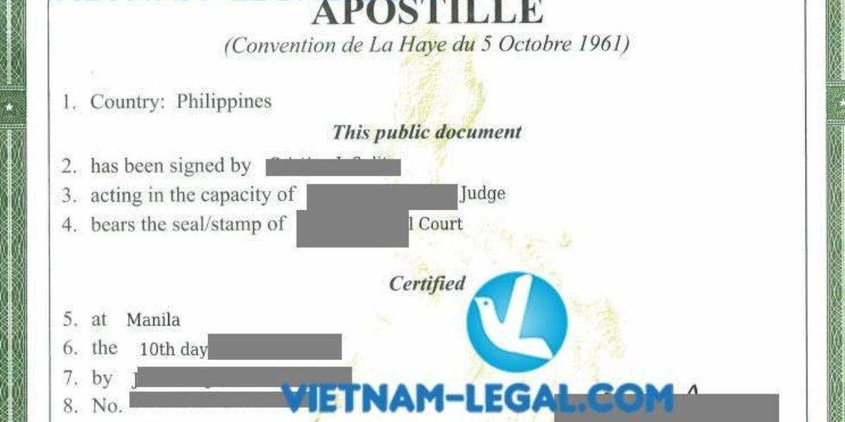 Apostille documents of the Philippines - legalization